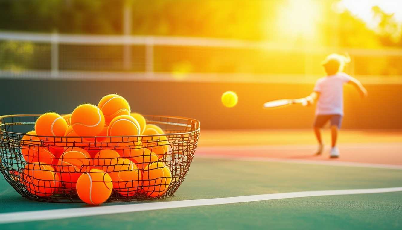 Using Orange Balls For Beginner Tennis