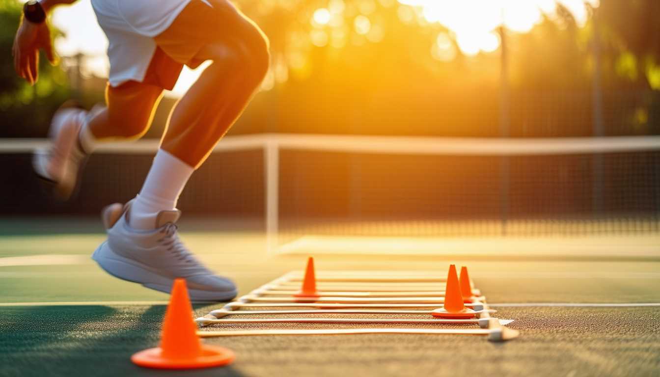 Agility Drills For Faster Footwork in Tennis